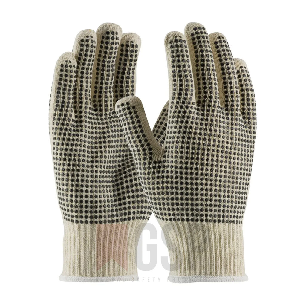 String Knitted PVC Dotted Gloves - gspsafety.com